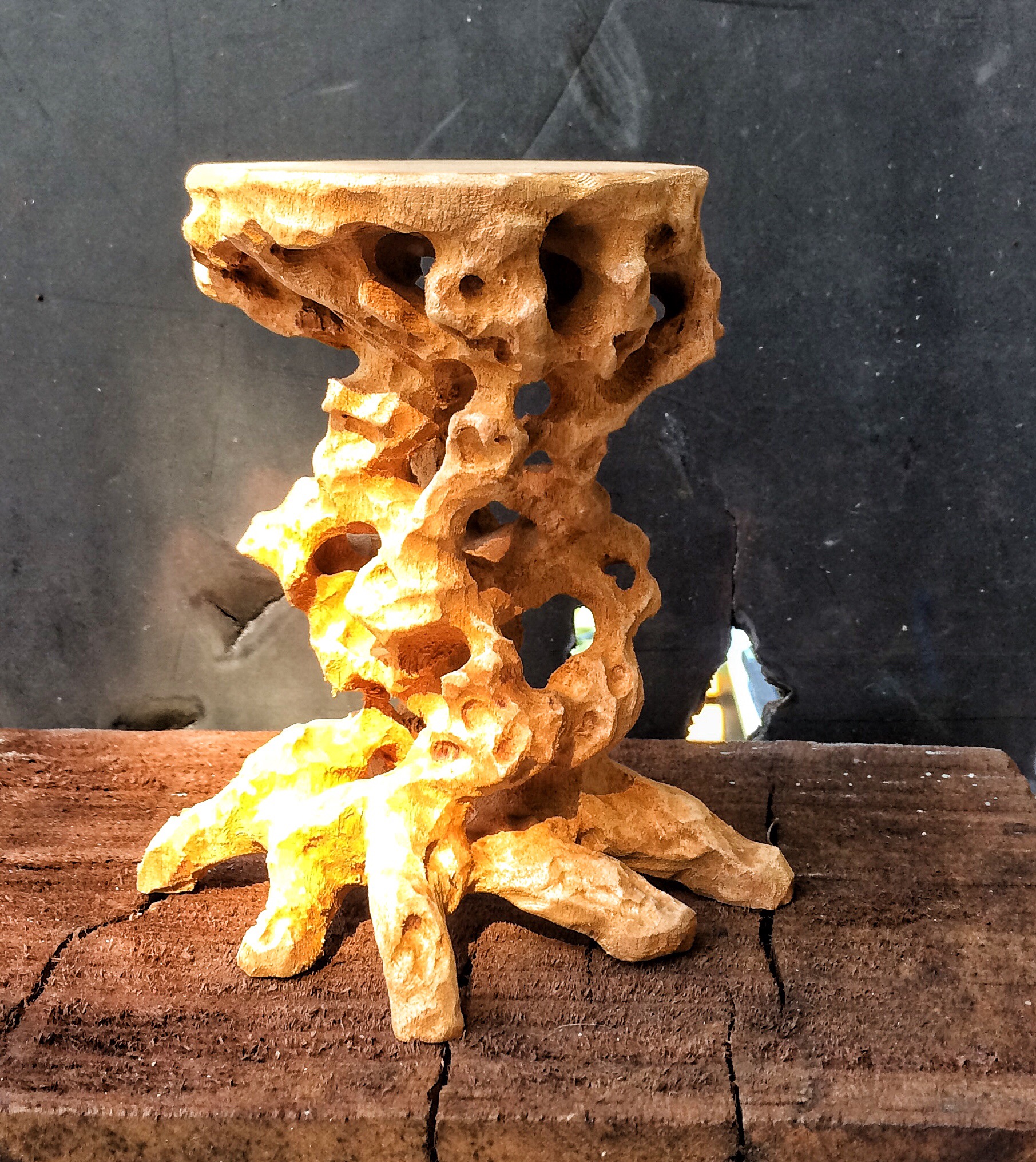 Carving a root stand – Adam's Art and Bonsai Blog